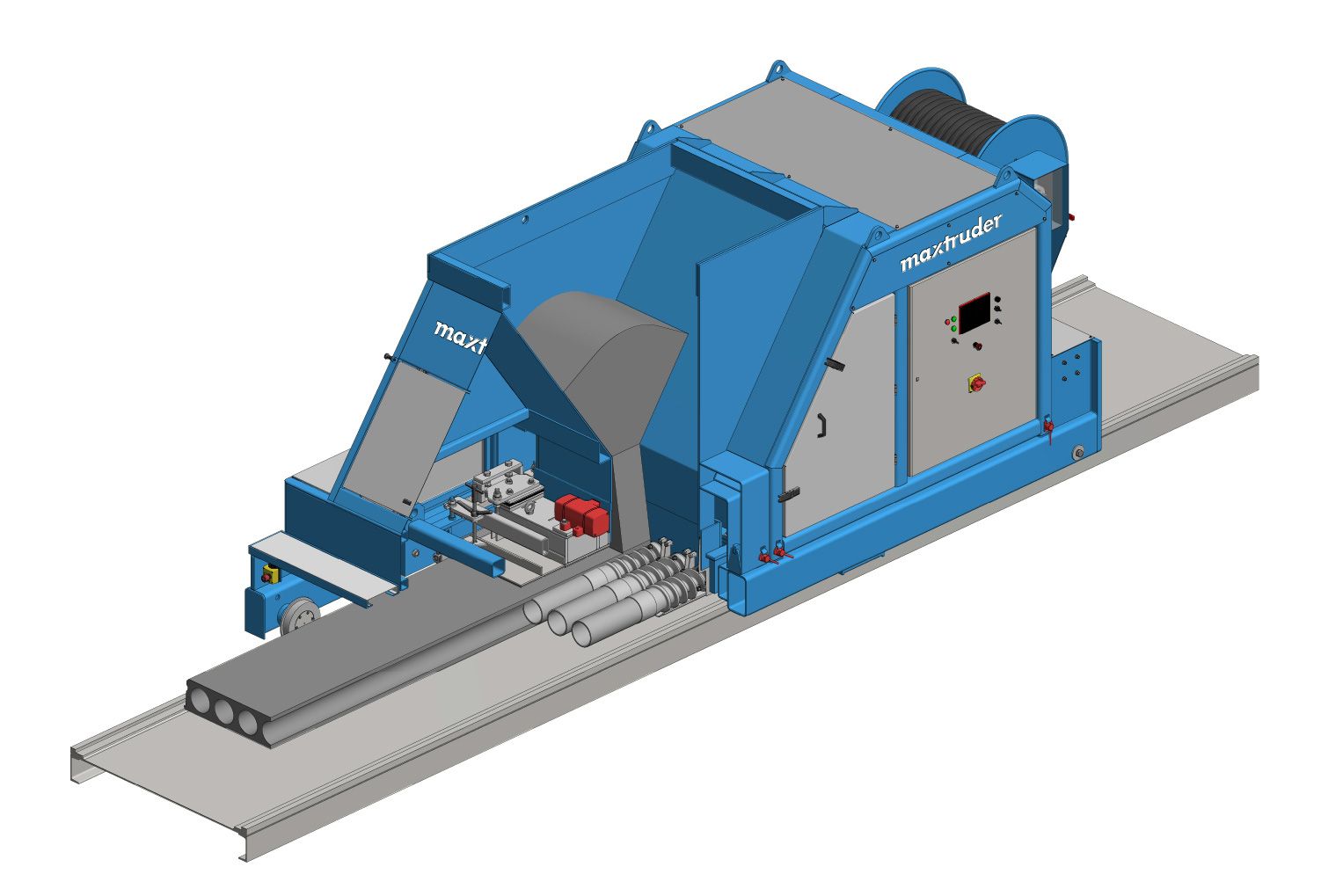 Extruder for prestressed hollowcore slabs | maxtruder